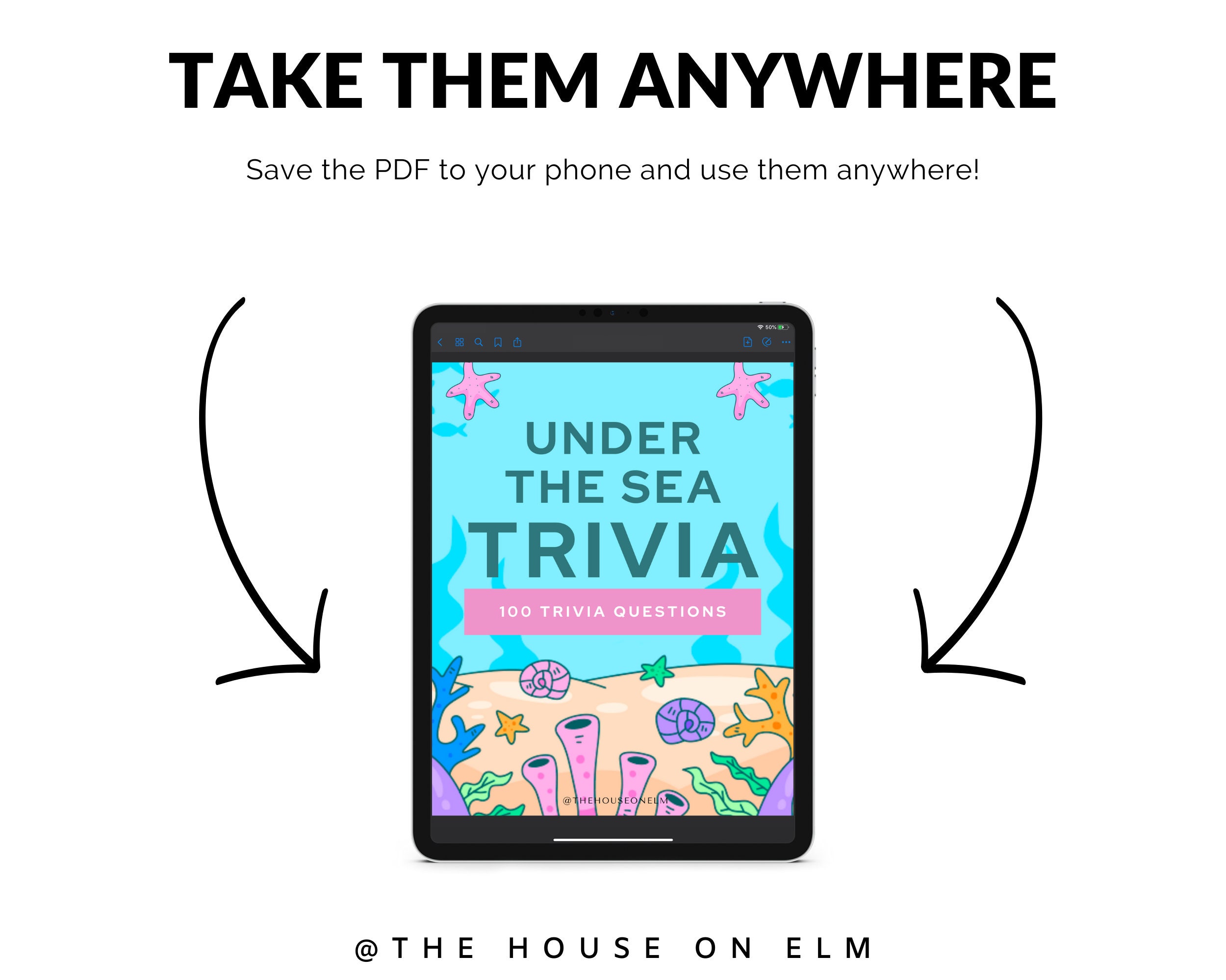 Under the Sea Trivia Cards | Ocean Learning Game (PDF) - Etsy