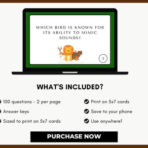 Animal Kingdom Trivia Cards | Homeschool Activity, Learning Games ...