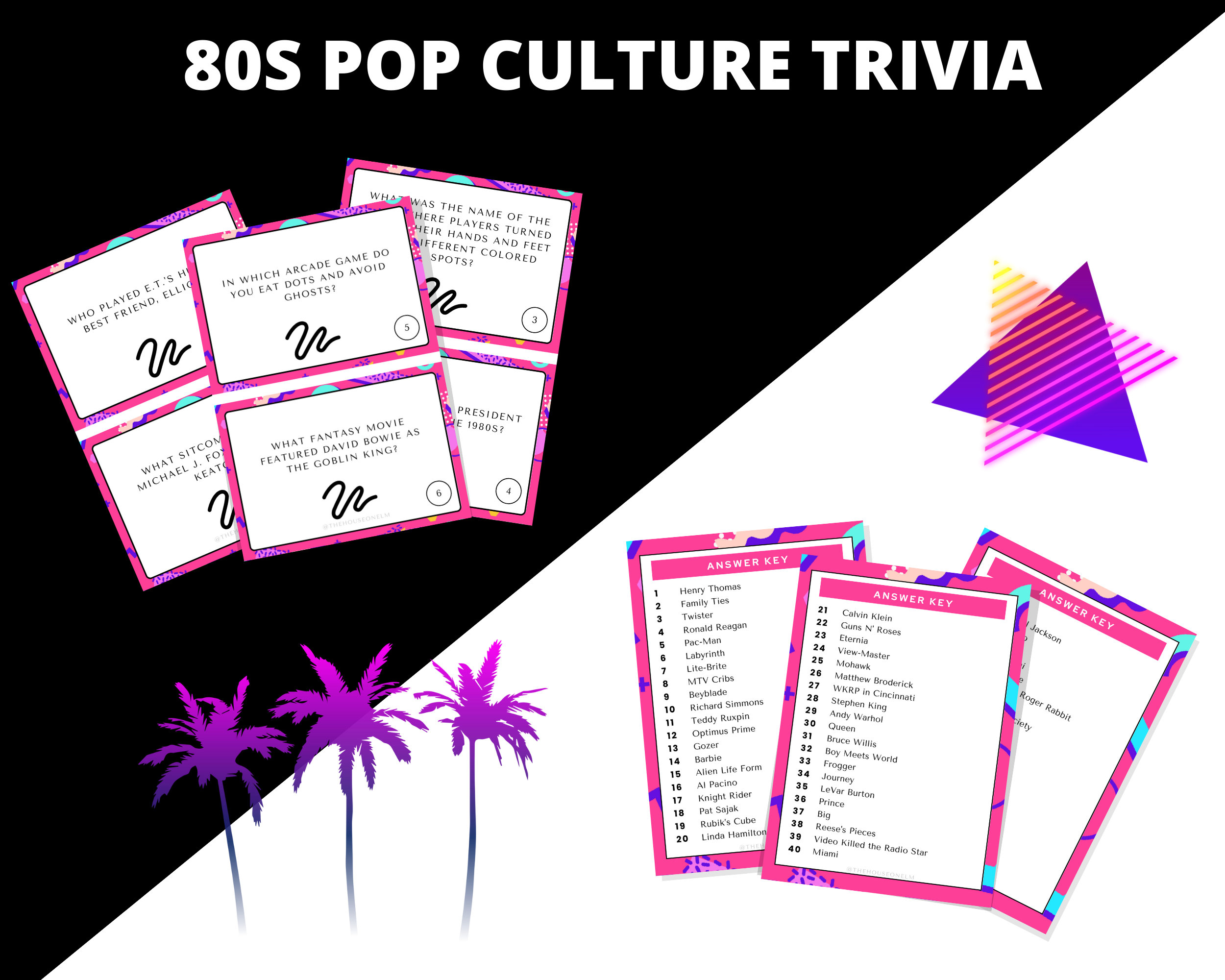 80s Pop Culture Trivia | Retro Games, Nostalgic Questions for an Epic ...