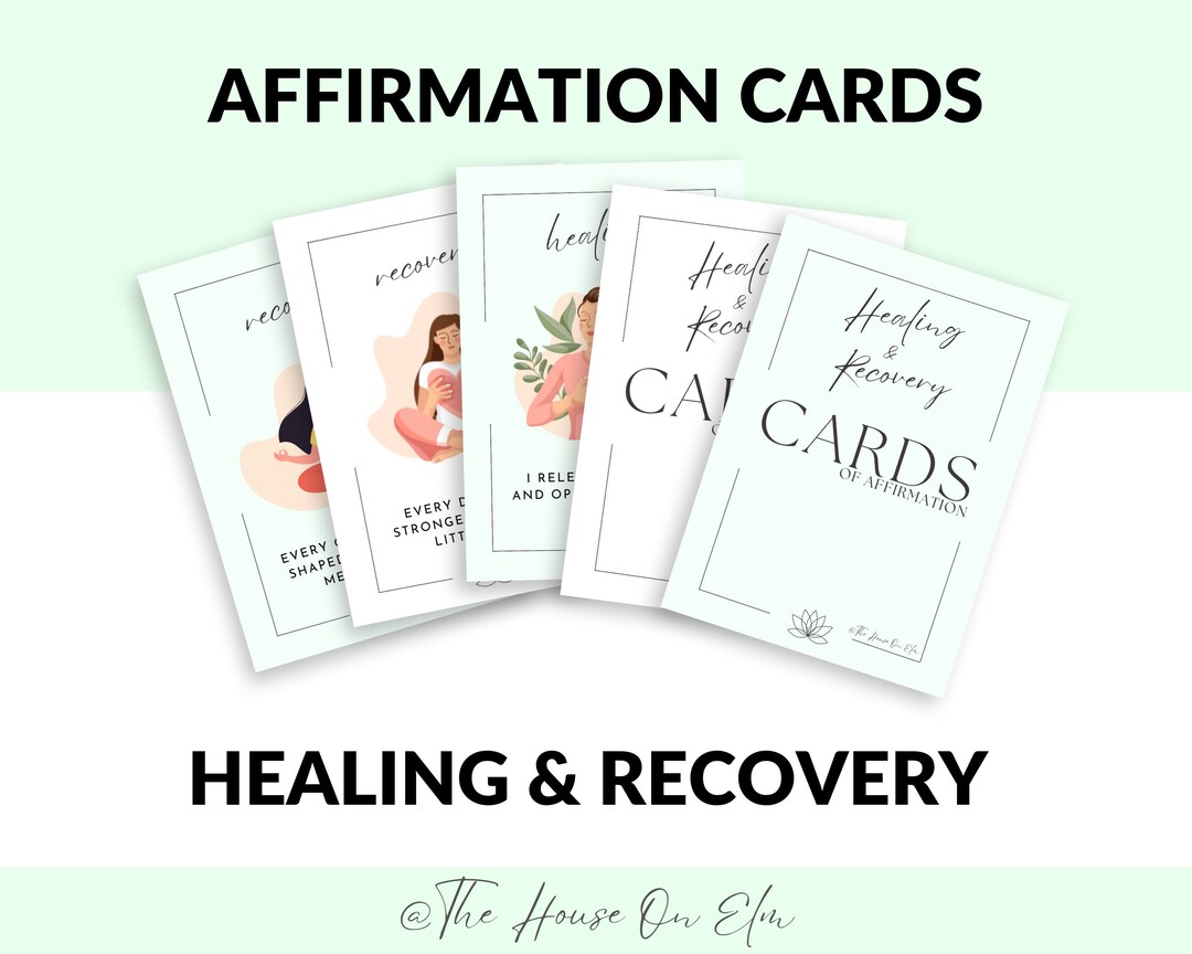 Healing Affirmation Cards | Trauma Recovery, Inner Peace (digital ...