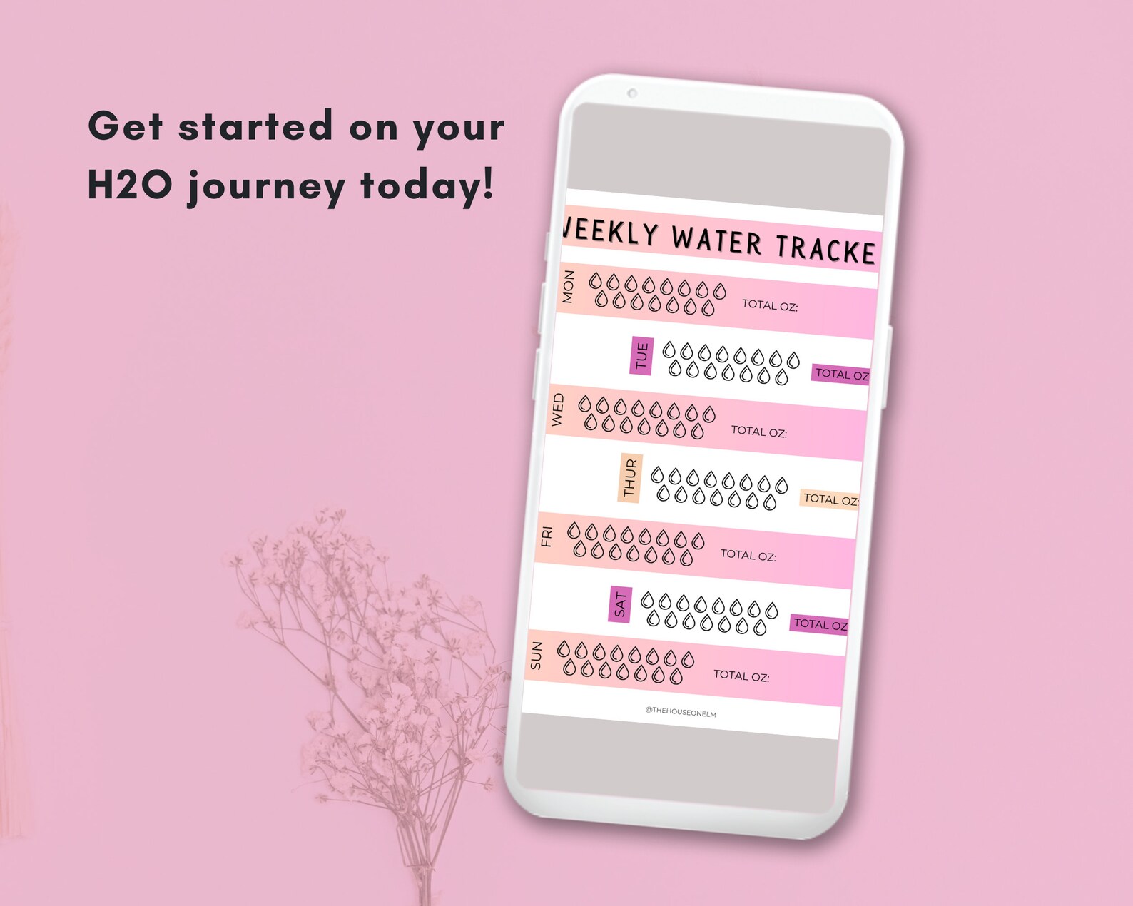 Water Trackers, H2O Tracking Sheets, Progress Log, Fitness Goals ...