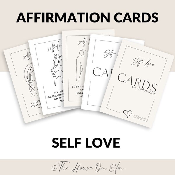 Kids' Gratitude & Positivity Affirmation Cards 50-card Pack, Printable ...