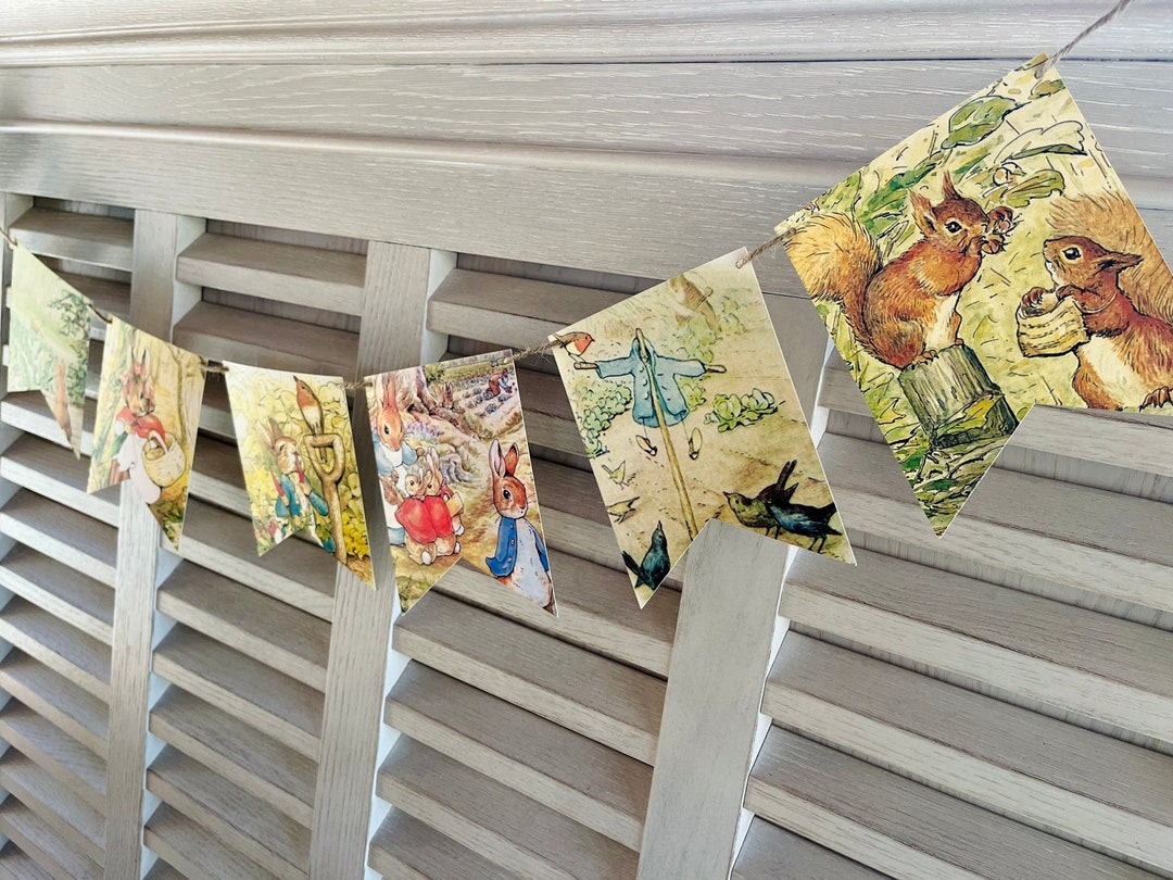 Peter Rabbit Baby Shower: Beatrix Potter Shower Decorations Garland - Etsy