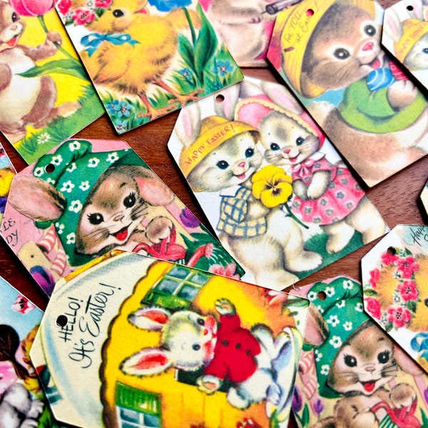 Vintage Easter Tags - Etsy