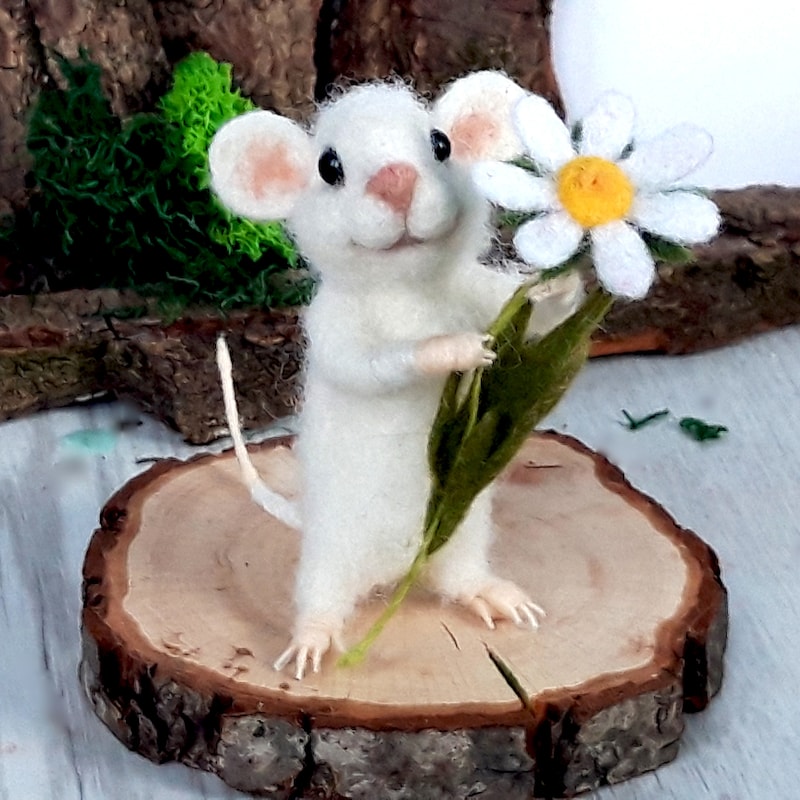 Woolen Mice - Etsy