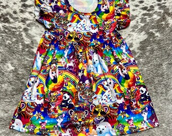 Lisa Frank Girls Dress - Etsy