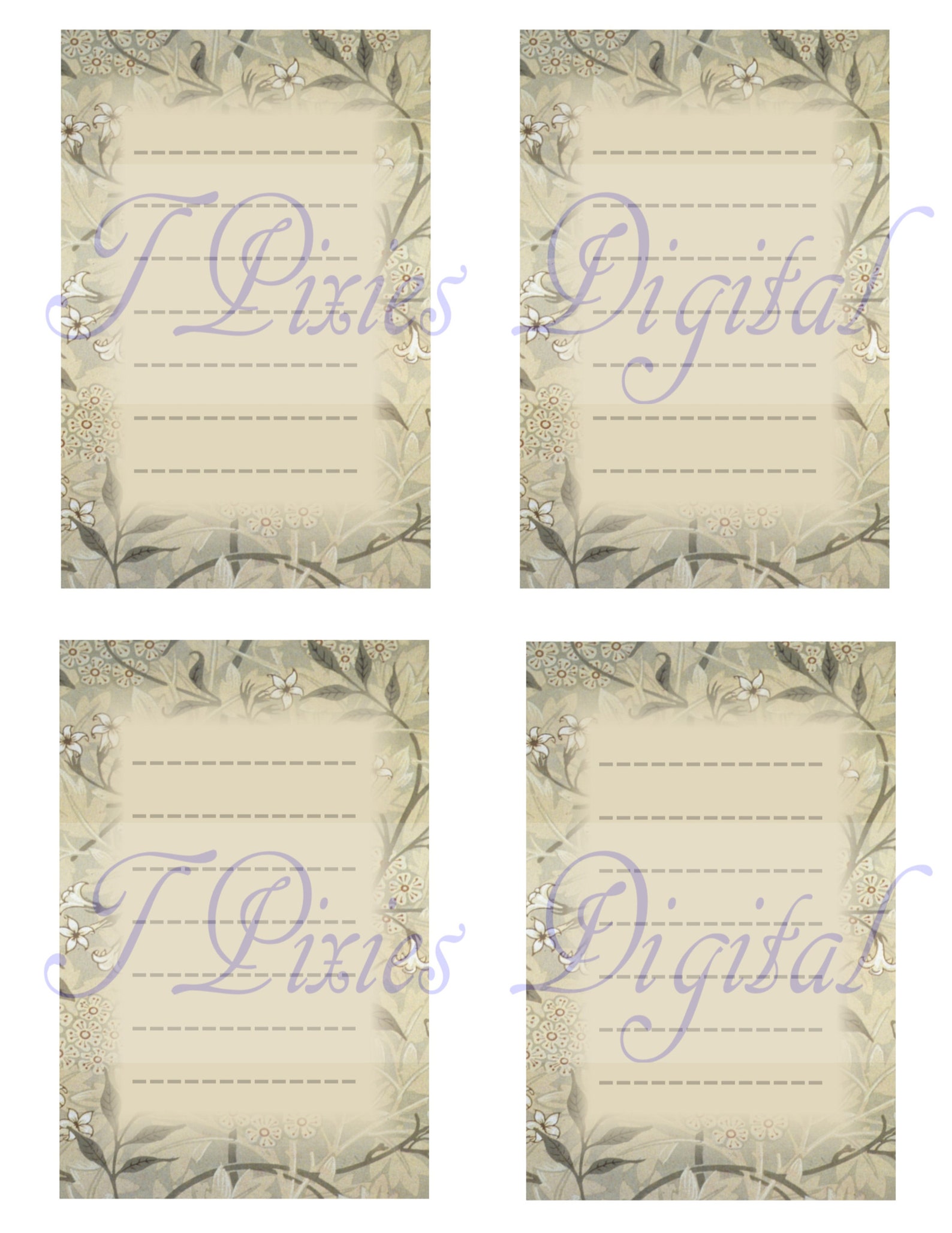 Dragonfly Journal Digital Kit, Journal Download, Print at Home Journal ...