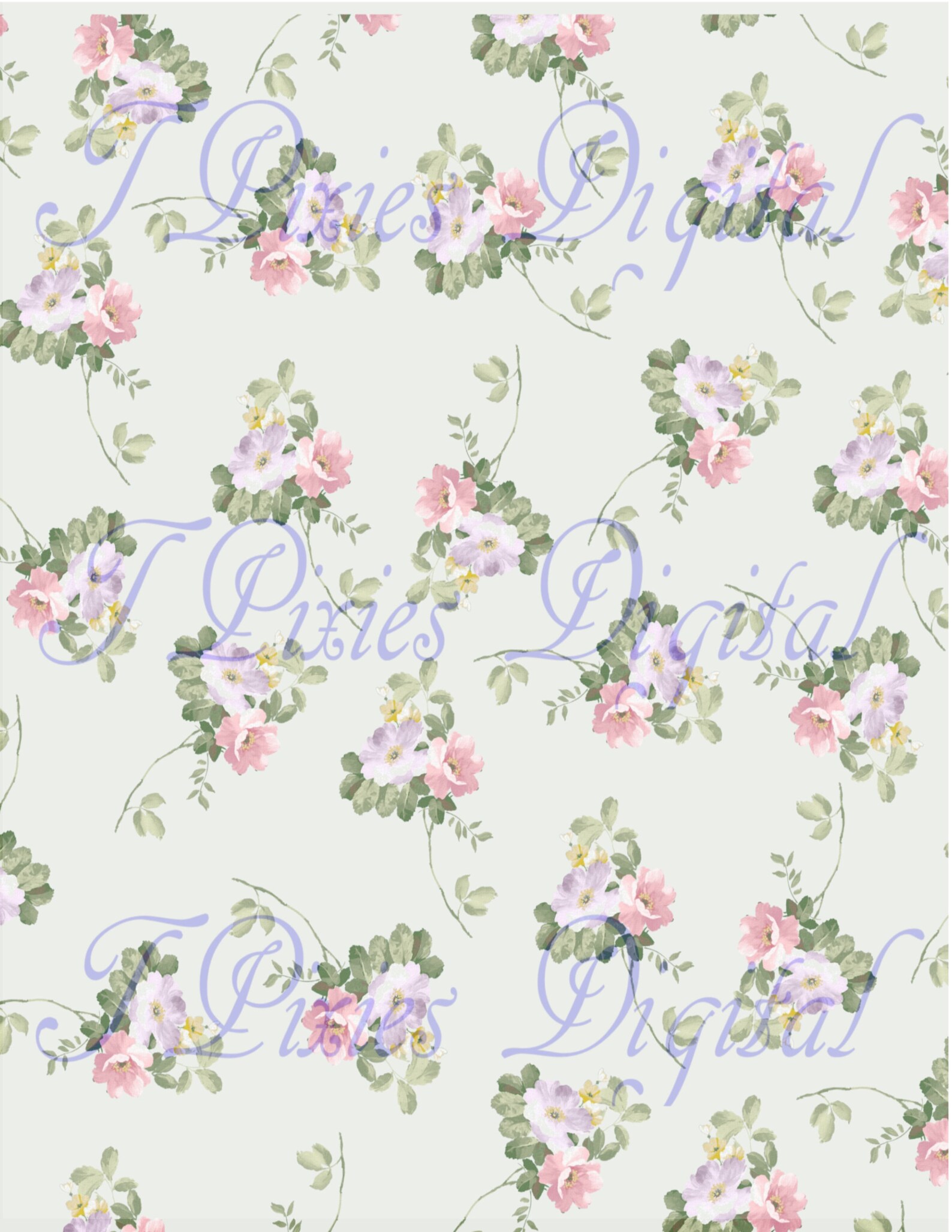 Pink Barn Farm Digital Papers | 12 Decorative Backgrounds | Pink & Blue ...
