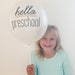 First Day of School Sign Hello School Balloon | Etsy