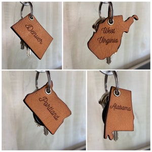 Personalized State Keychain - Show Your Roots- the Best Gift for Dad ...