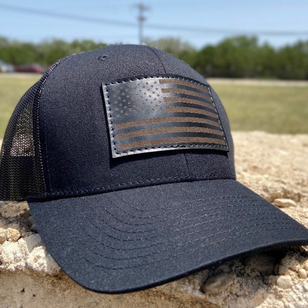 Black Flag Patch Hat - Etsy