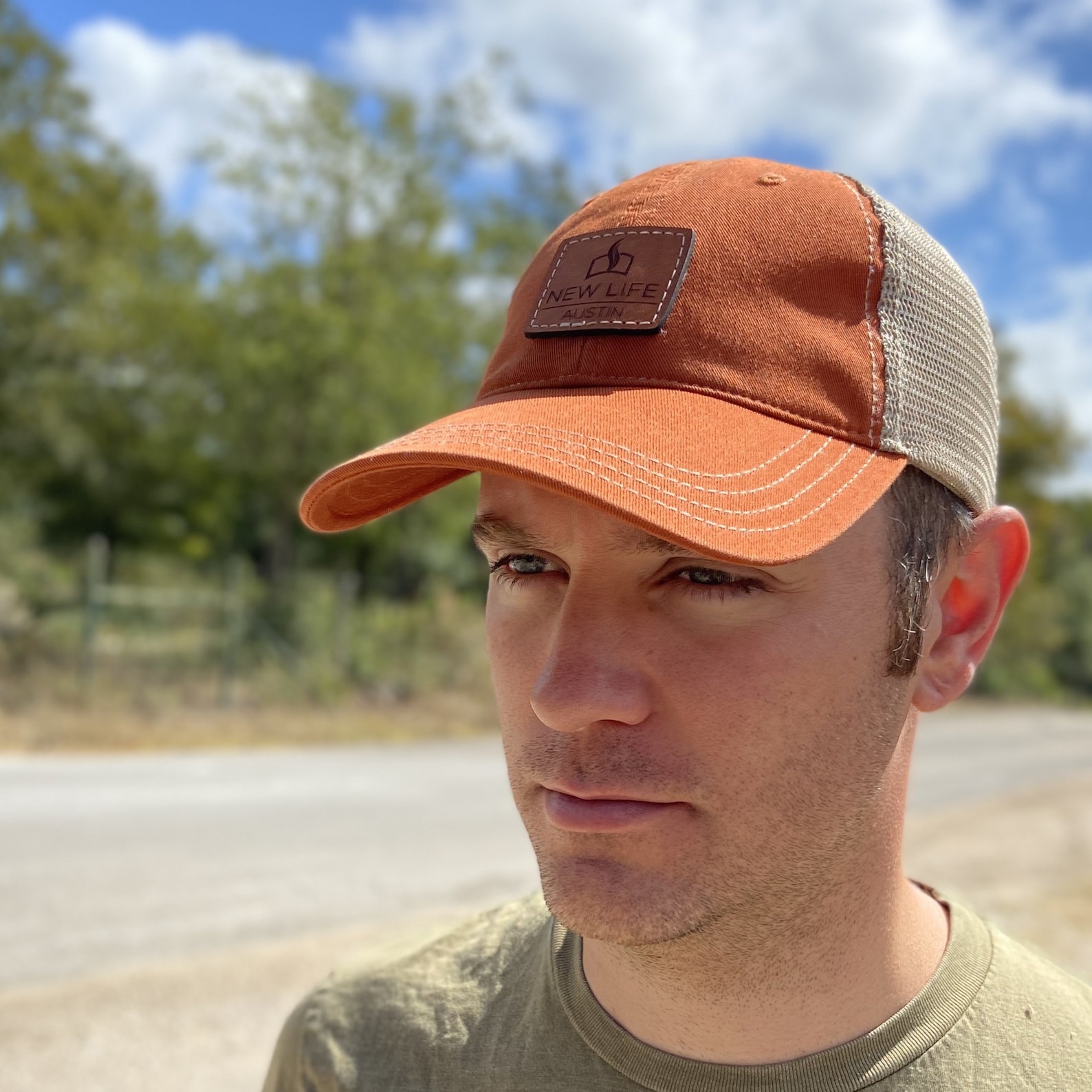 Custom Leather Patch GARMENT WASHED Hats, Laser Engraved Logo on ...