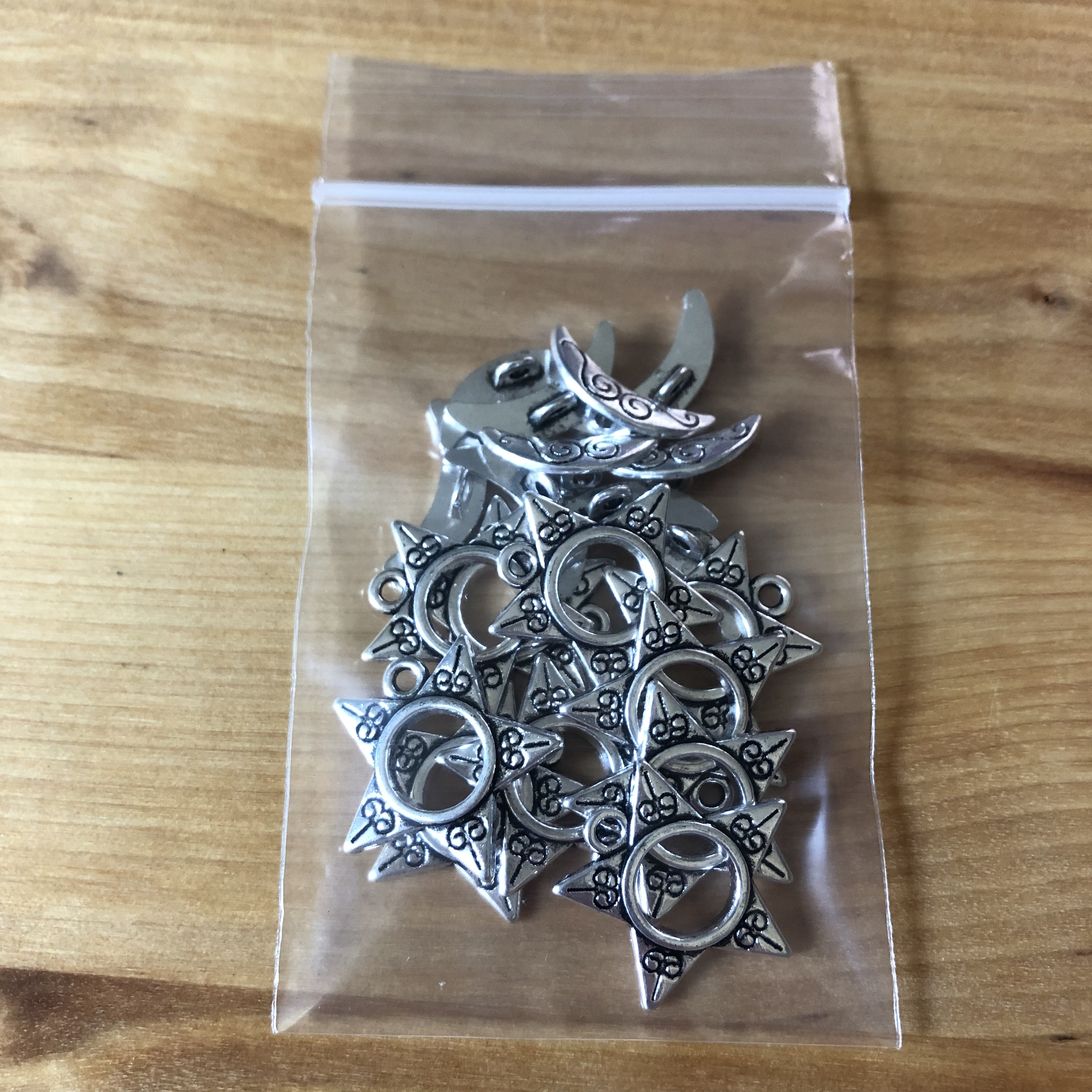 Sun and Moon Toggle Clasps - Etsy