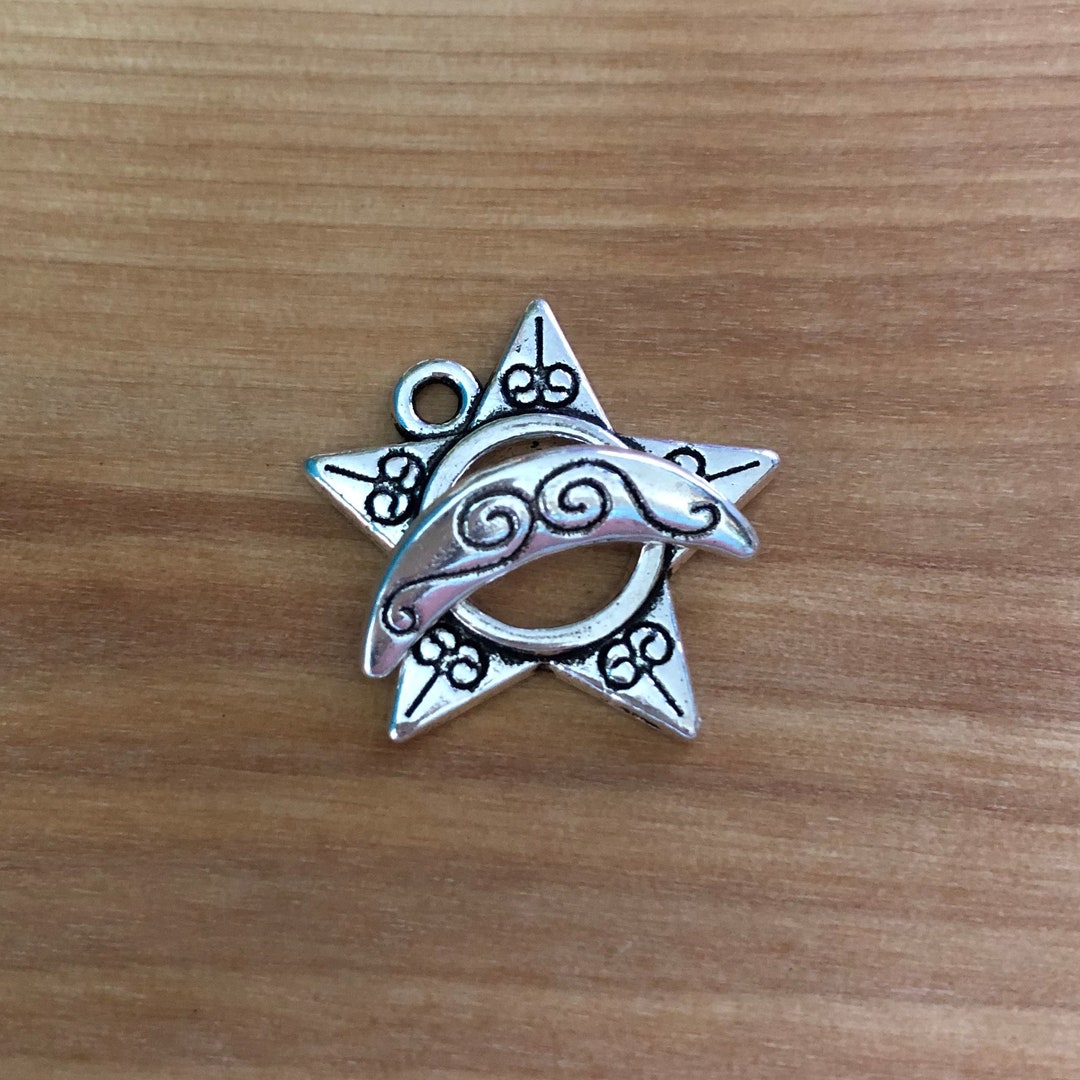 Sun and Moon Toggle Clasps - Etsy