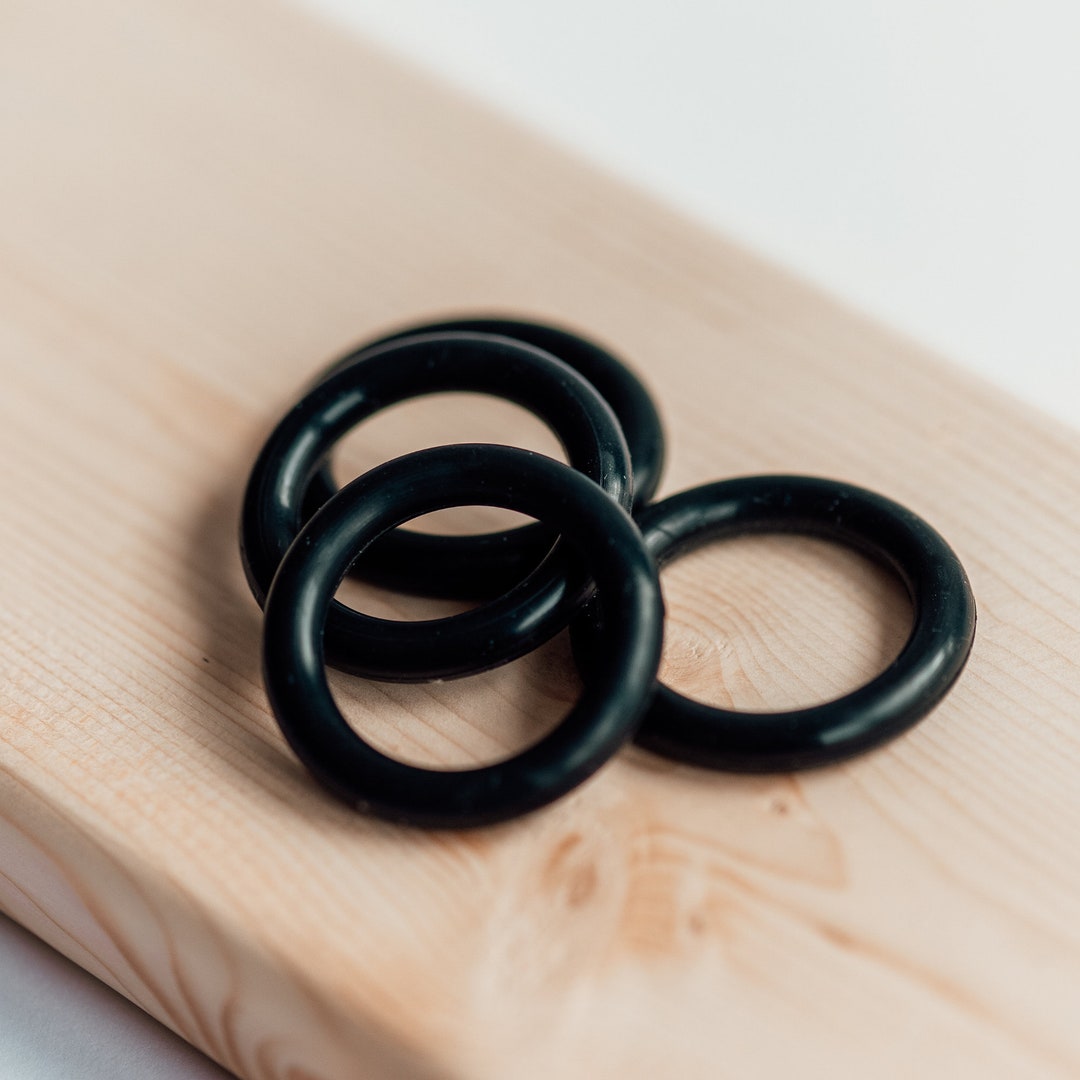 Extra Set of 4 O-rings - IKEA Antilop High Chair Footrest - Black O ...