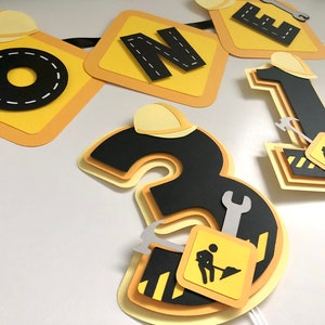 Construction Cake Topper Any Age Topper Construction Sign, Hard Hat ...