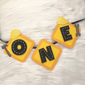 First Birthday Cake Topper | Construction Theme Birthday Party ...