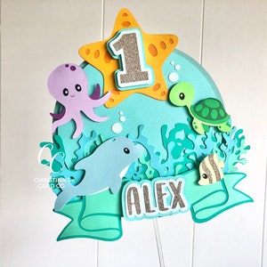Under the Sea Monthly Photo Banner | Newborn to 12 Months | Ocean Sea ...