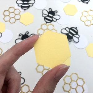 Bee Table Confetti | Honey Bee Party Decorations | Bees Honeycomb ...