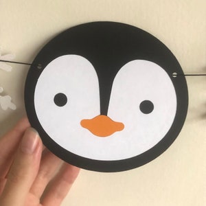 Penguin and Snowflake Garland | Winter Wonderland Theme | Arctic Animal ...