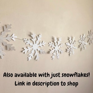 Penguin and Snowflake Garland | Winter Wonderland Theme | Arctic Animal ...