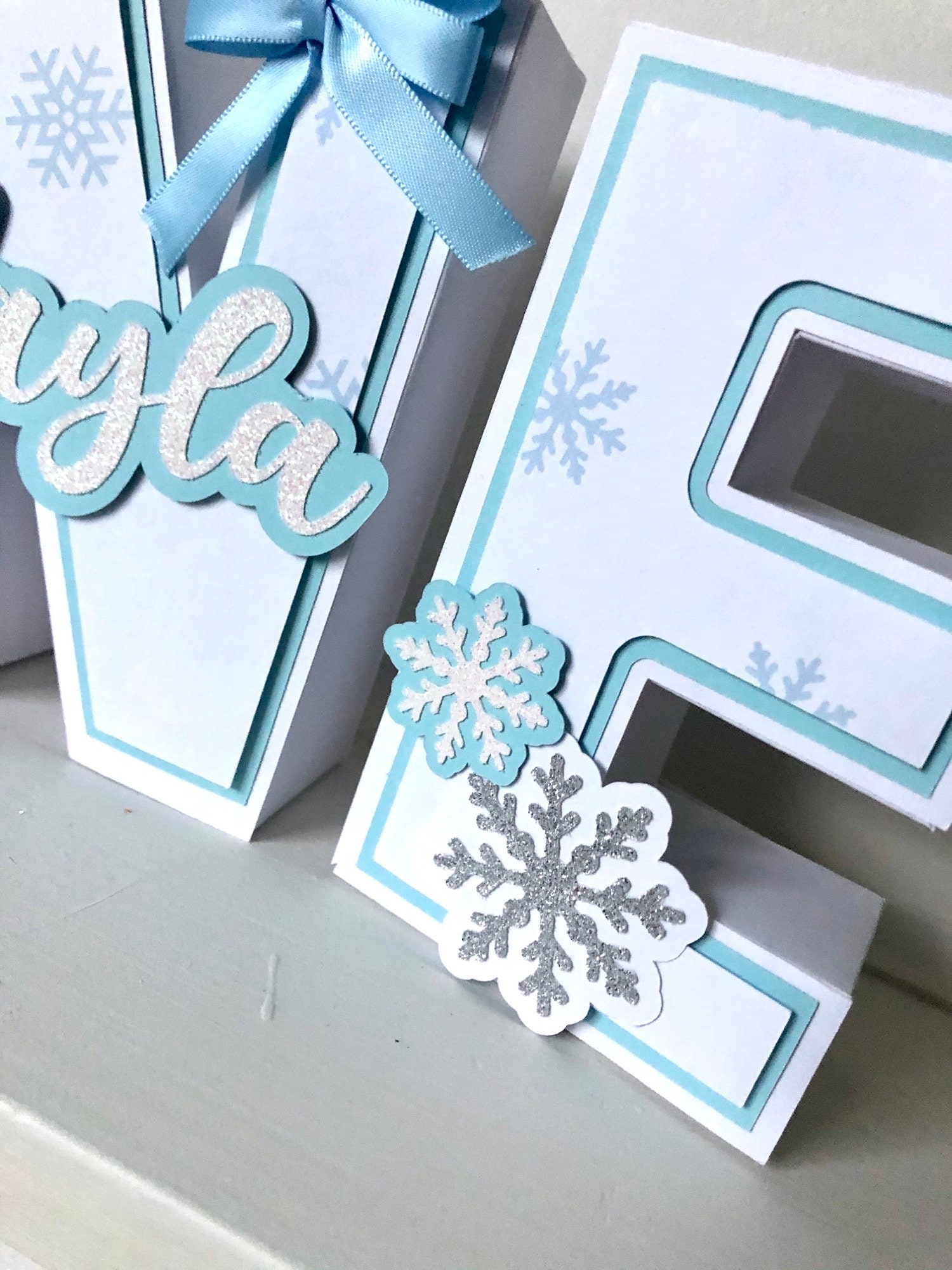 3D Cardstock Letters 6 Inch Tall 3D Paper Party Letters | Etsy