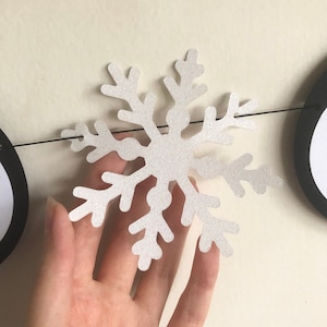 Penguin and Snowflake Garland | Winter Wonderland Theme | Arctic Animal ...