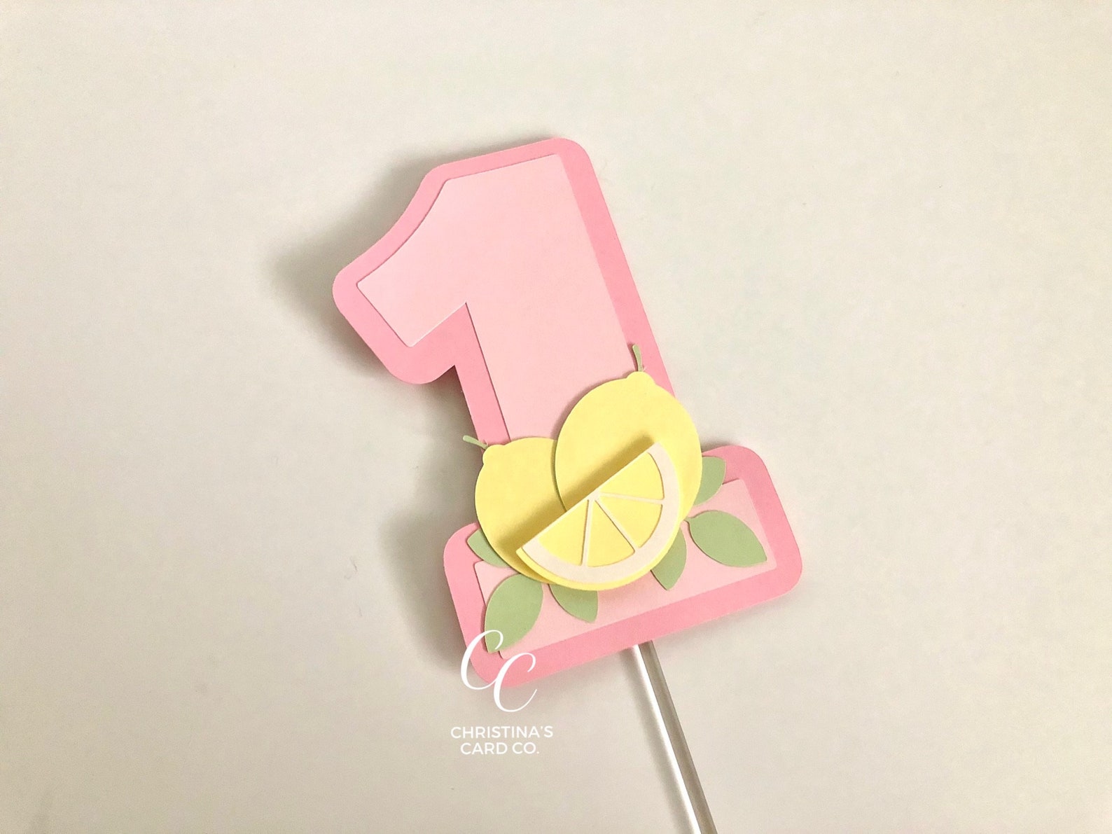 Pink Lemonade First Birthday Party Decorations Cake Topper | Etsy