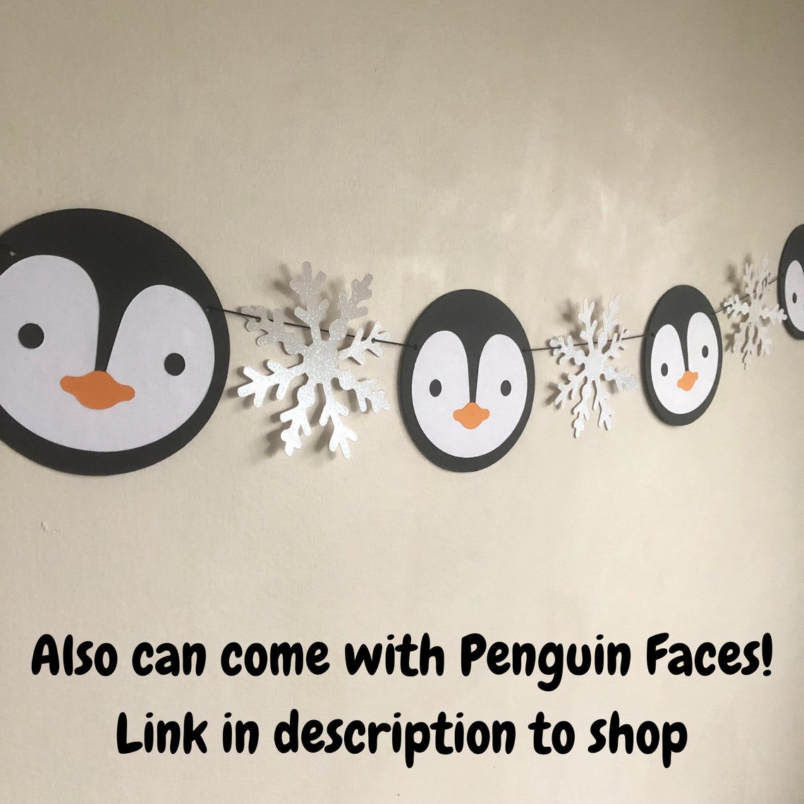 Penguin Garland | Winter Wonderland Theme | Arctic Animal Penguin Theme ...