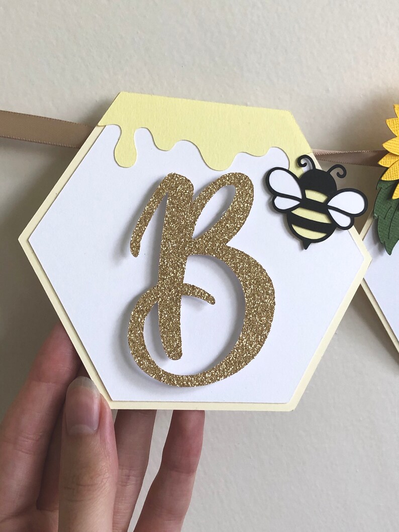 Sweet as Can Bee Banner Happy Birthday Banner Sunflowers | Etsy