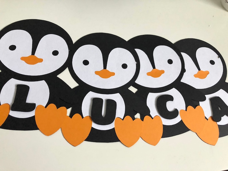 Penguin Birthday Banner | Arctic Animal Theme Winter Wonderland Baby ...