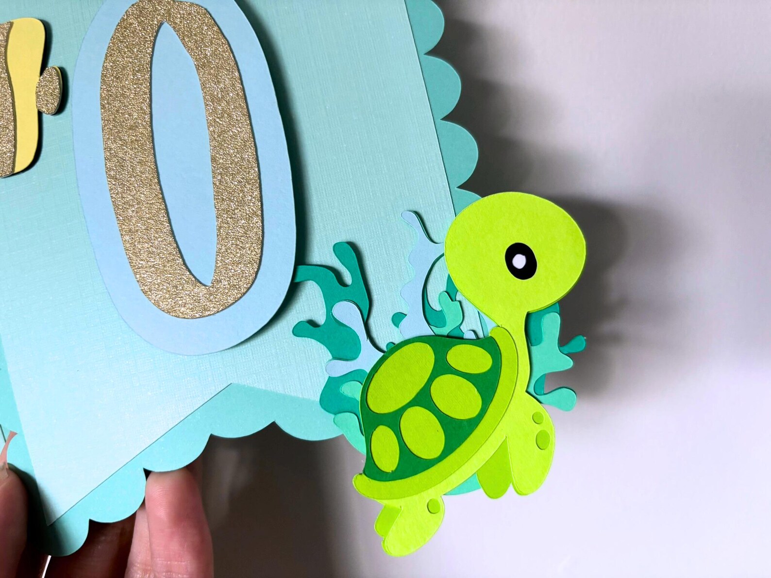 Under the Sea Cake Smash 2nd Birthday Set | Custom Age and Name Topper ...