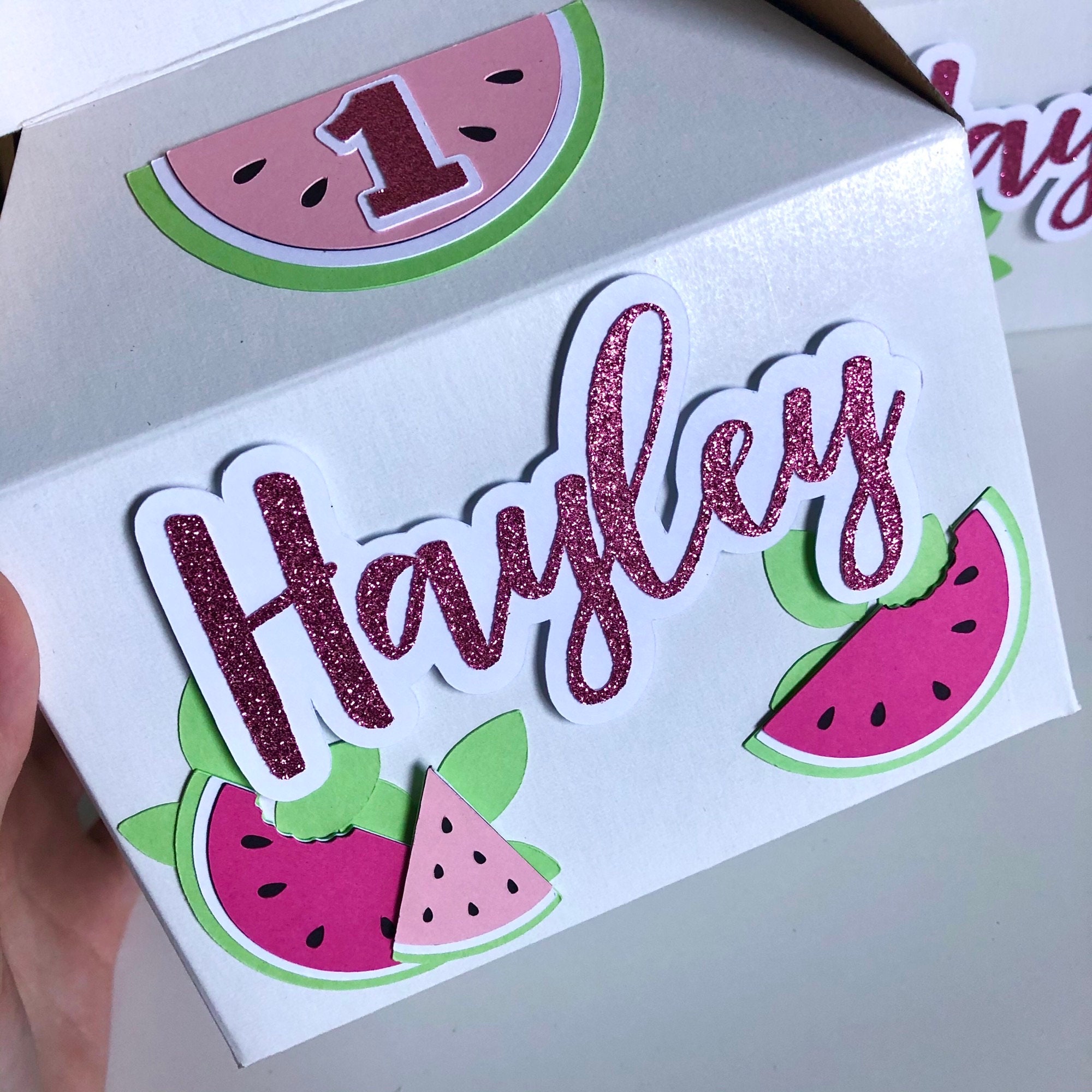Watermelon Theme Party Favor Boxes 6x4x4 inch Gable Boxes | Etsy