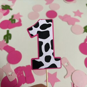 Pink Cowgirl Rodeo Cupcake Toppers | Customizable Any Age | My First ...
