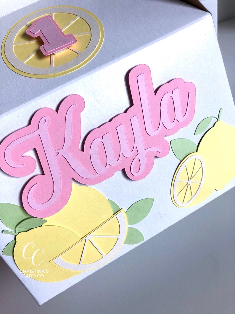 Pink Lemonade Theme Party Favor Boxes 6x4x4 Inch Gable Boxes - Etsy