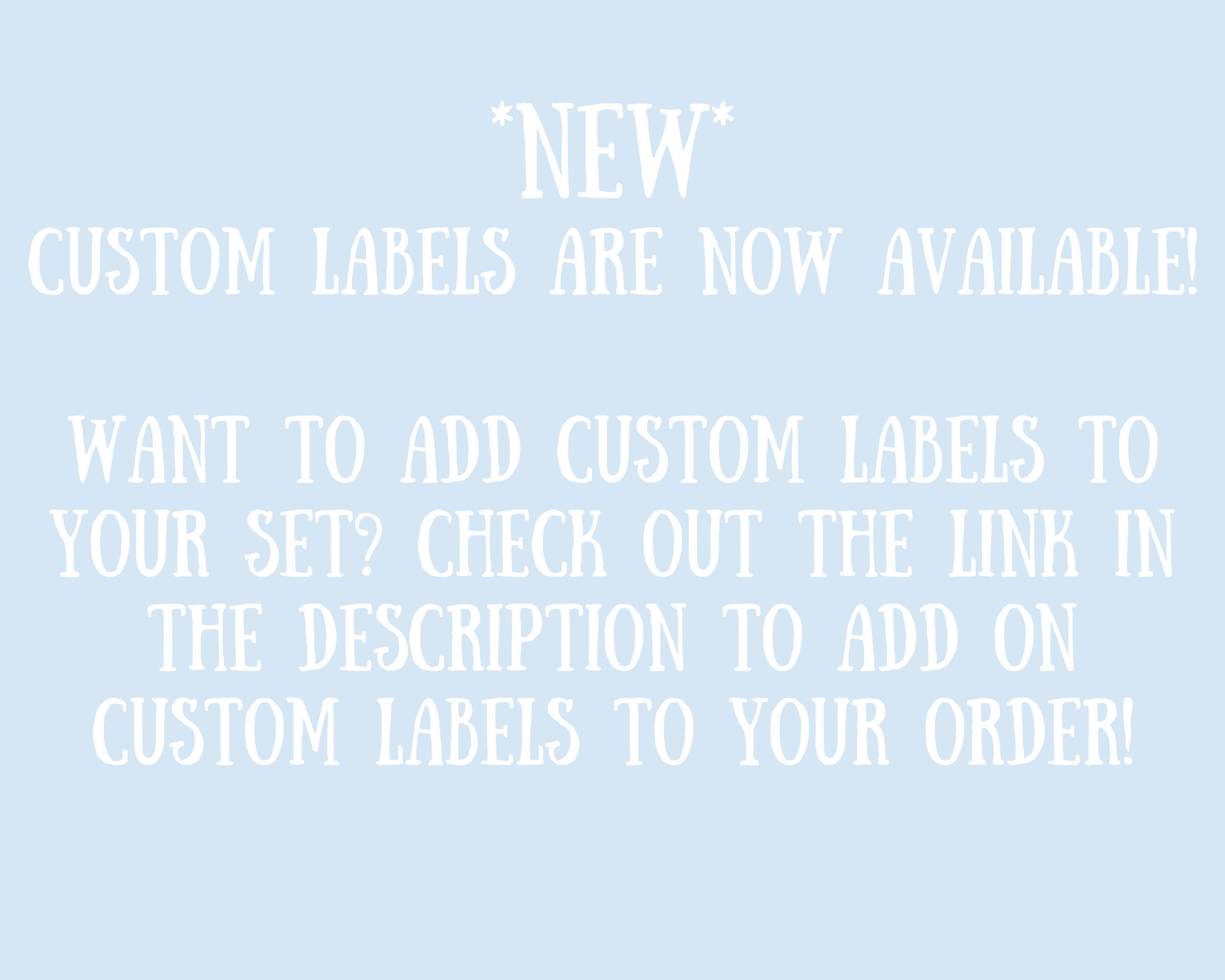 PRINTED & LAMINATED Nursery Drawer Labels Neutral Nature | Etsy