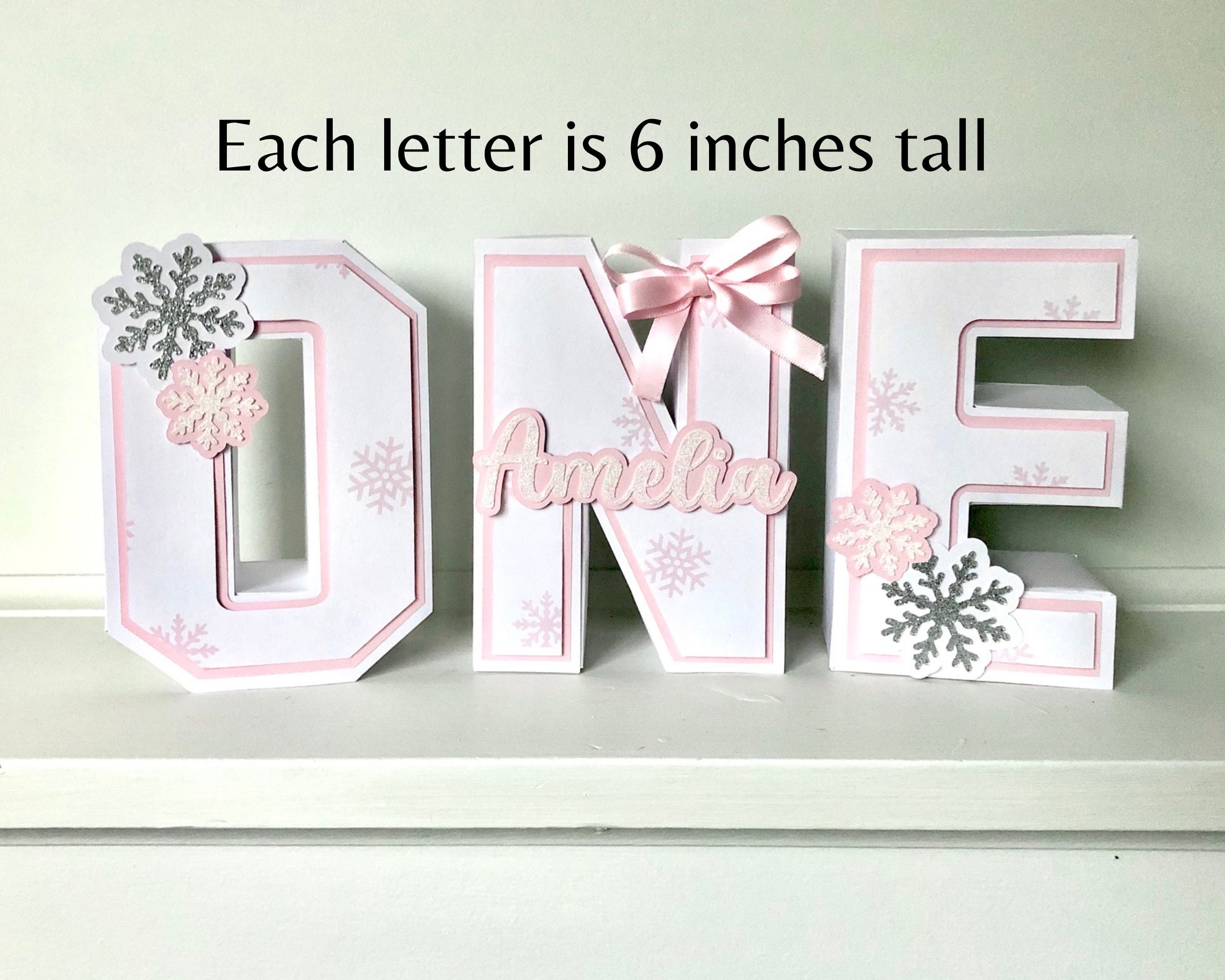 3D Cardstock Letters 6 Inch Tall 3D Paper Party Letters - Etsy