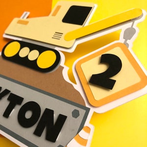 Construction Cake Topper | Construction Theme Birthday Party ...