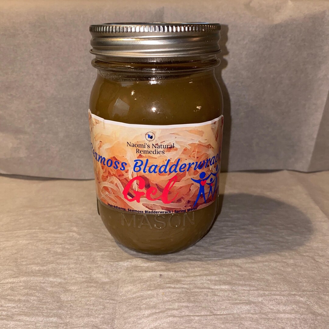Seamoss Bladderwrack Gel (16oz), Seamoss Gel, Seamoss Bladderwrack ...