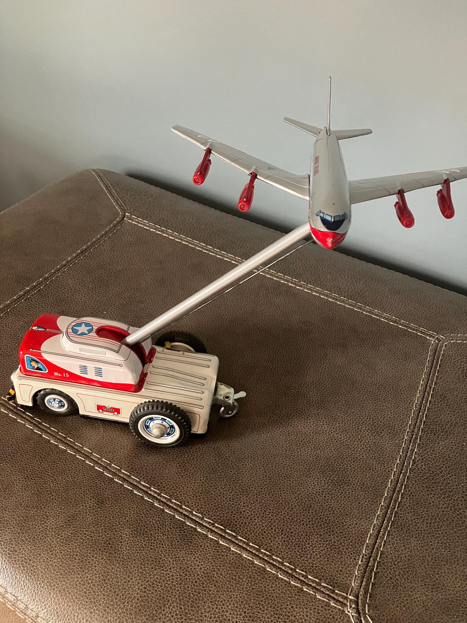 Vintage Battery Operated Airplane Toy - American Airlines Animation ...