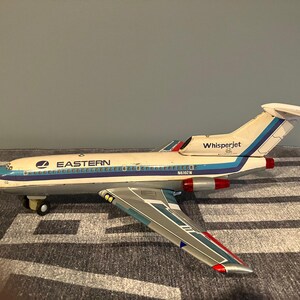 Marx Toys Rare Vintage Eastern Airlines Whisper Jet Lights & Sound MINT ...