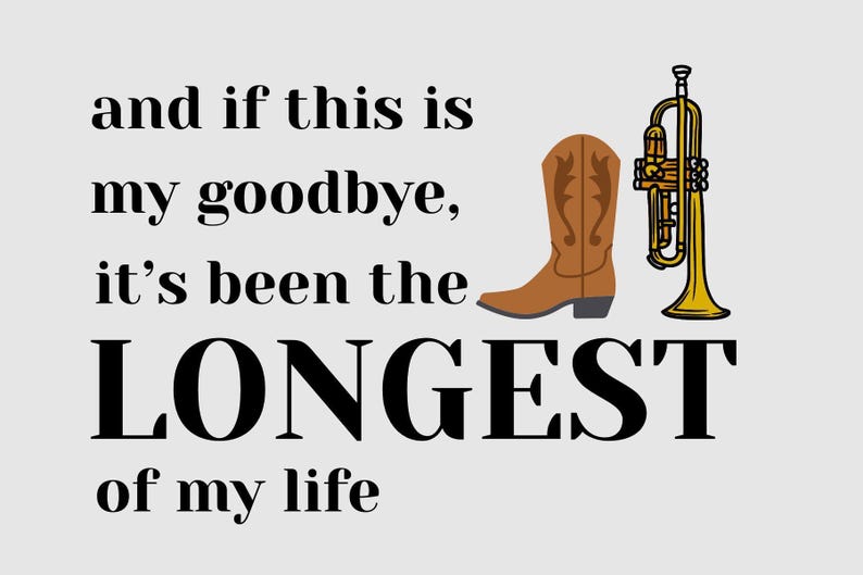 Role Model the Longest Goodbye Kansas Anymore 4x6 Sticker - Etsy