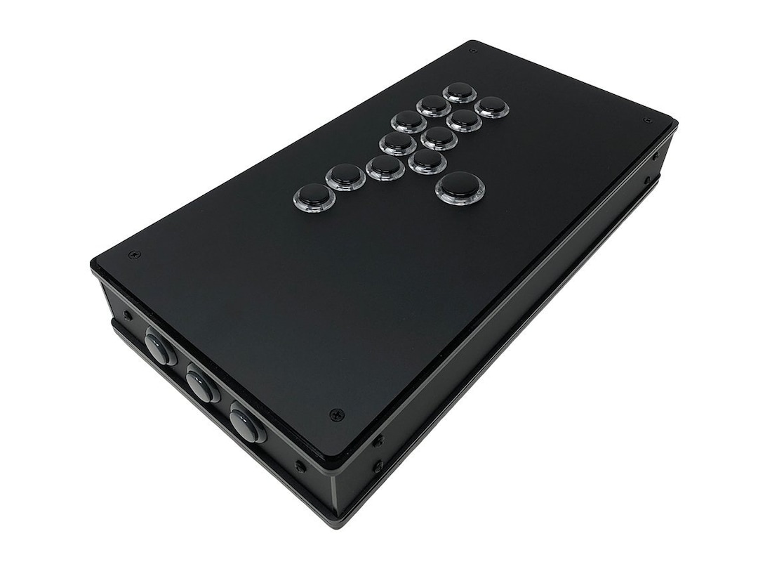 Case Only - All Buttons Stickless Arcade Case Fightstick Enclosure Box ...