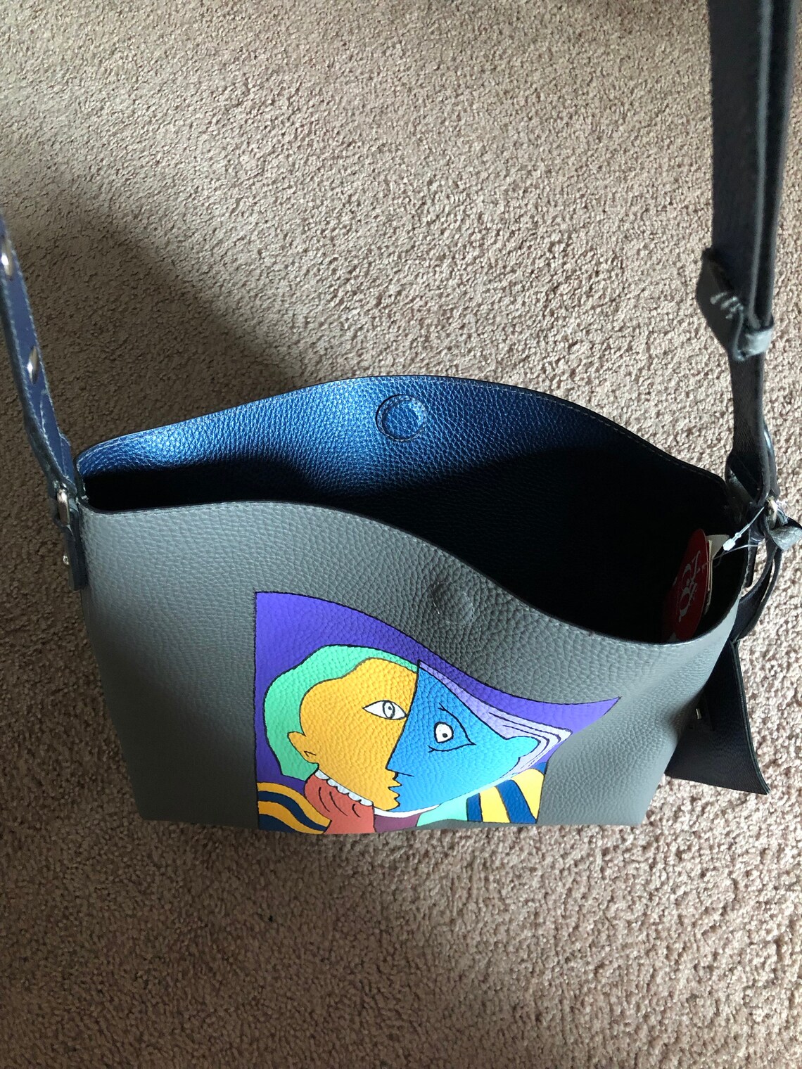 Hand Painted Bag - Etsy