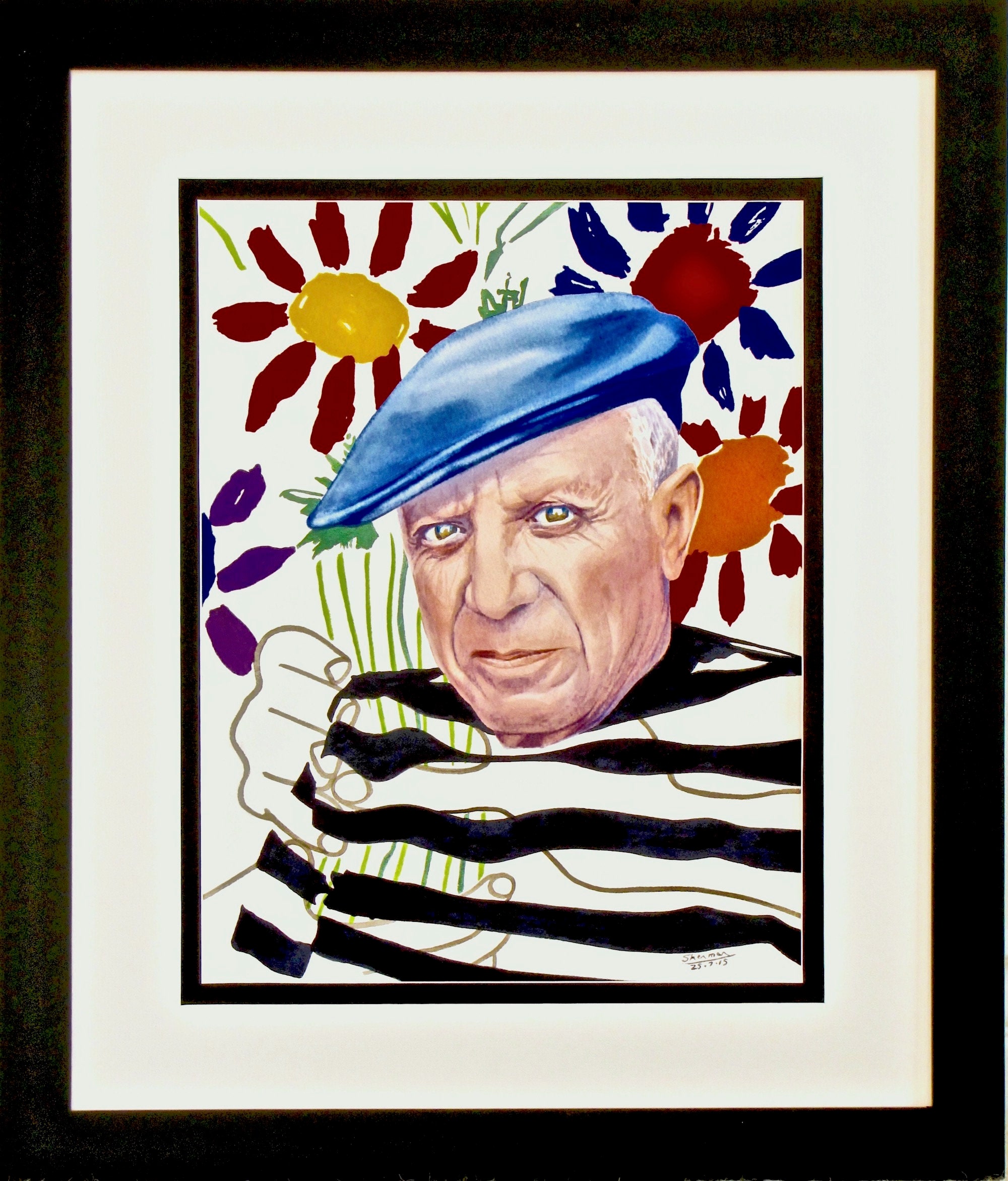 Hands Holding Flowers Through Picasso - Etsy