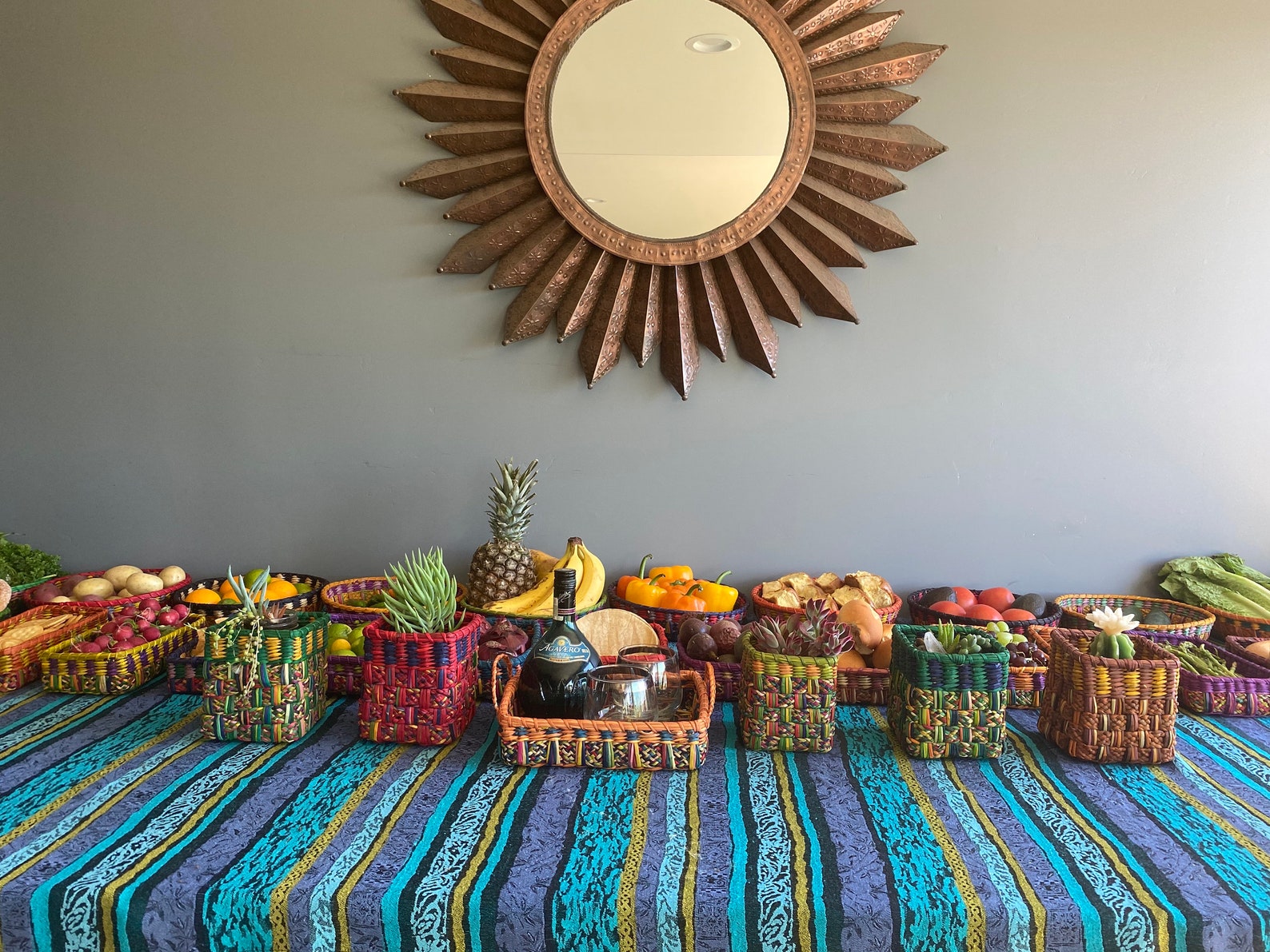 Handwoven Handmade Artisanal Peruvian Basket Organic Botanical - Etsy