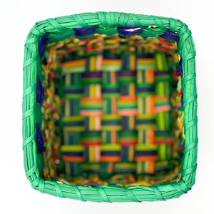 Handwoven Handmade Artisanal Peruvian Basket Organic Botanical Dyes ...