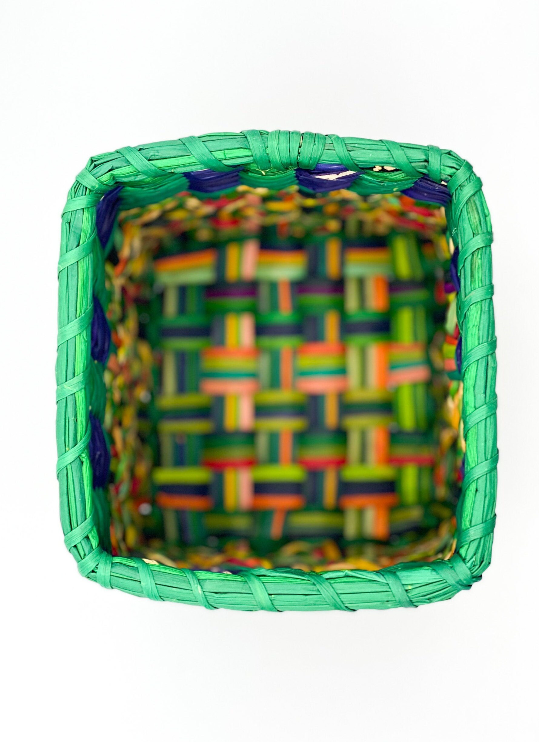 Handwoven Handmade Artisanal Peruvian Basket Organic Botanical Dyes ...