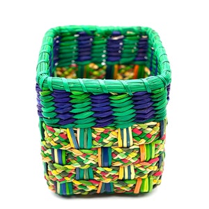 Handwoven Handmade Artisanal Peruvian Basket Organic Botanical Dyes ...