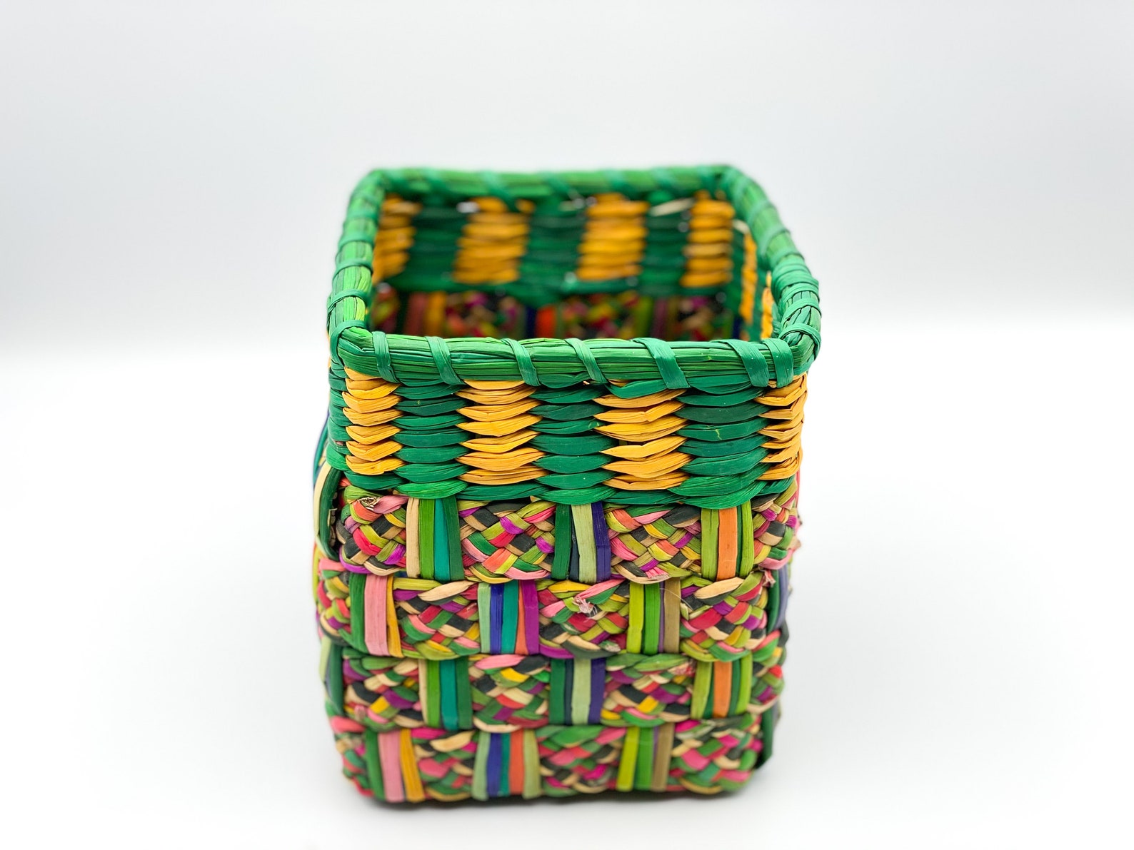 Handwoven Handmade Artisanal Peruvian Basket Organic Botanical - Etsy